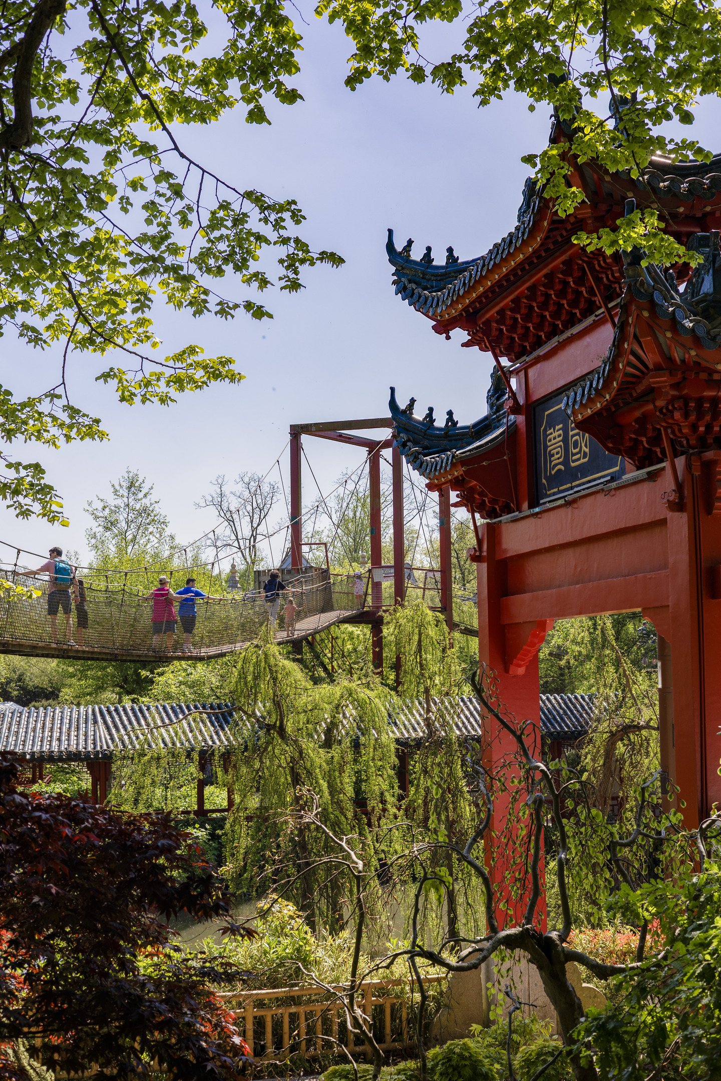 The suspended bridge | Pairi Daiza